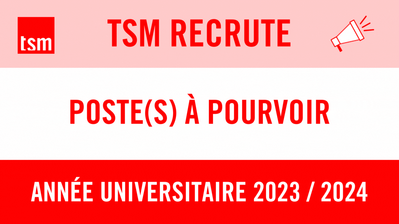 Recrutement | Toulouse School of Management | TSM